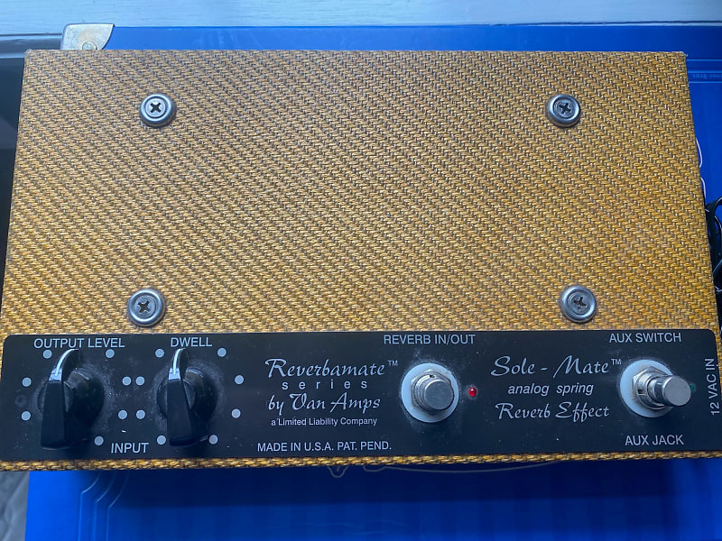 VanAmps Sole-Mate Spring Reverb- Tweed | Reverb