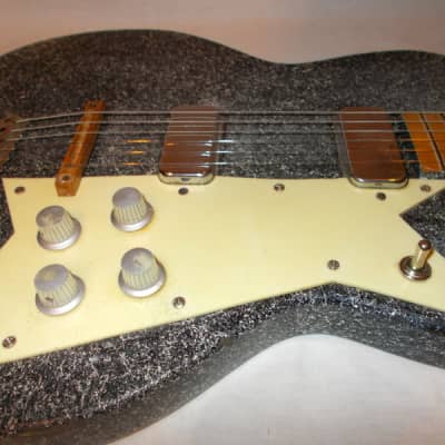 1958 Kay K4144 Sizzler *Gray / White Spatter* Rare | Reverb