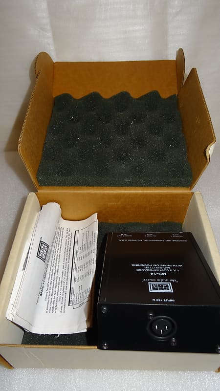 SESCOM MS-14 1x3 mic splitter, Passes Phantom Power on Direct | Reverb