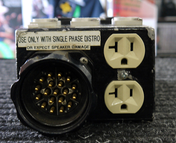Socapex mini distro box with powercon nl4 nl8 Duplex | Reverb