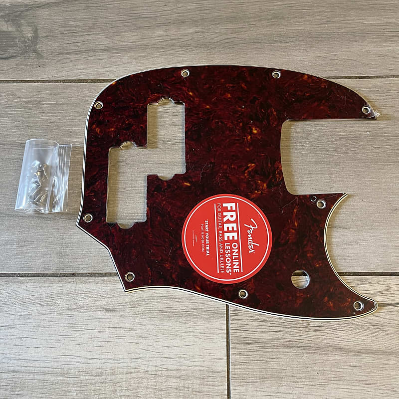 Fender Offset Mustang PJ Bass 4-Ply Tortoise Shell | Reverb UK