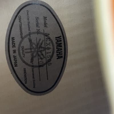 Yamaha AEX 1500 Mid-90s - Electric Sunburst | Reverb