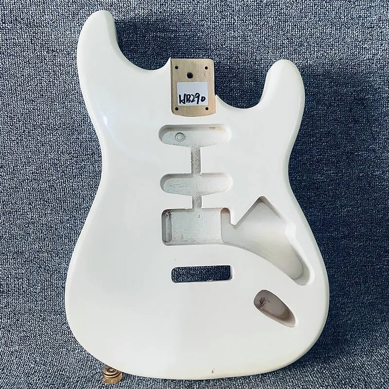 White HSS Stratocaster Strat Style Guitar Basswood Body | Reverb UK