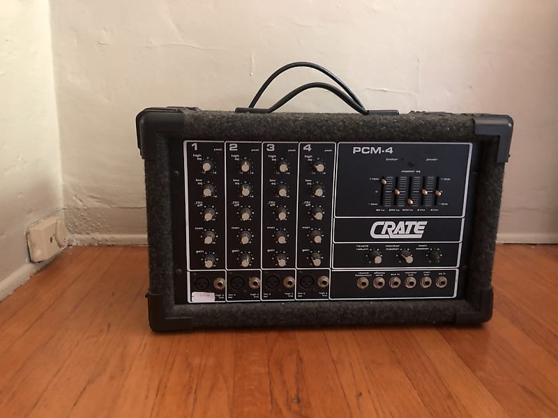 Crate PCM-4 powered mixer amp head | Reverb