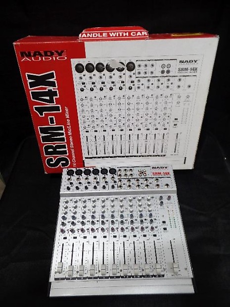 Nady SRM-14X 14 Channel Stereo Mic Line Live Studio Mixer & | Reverb