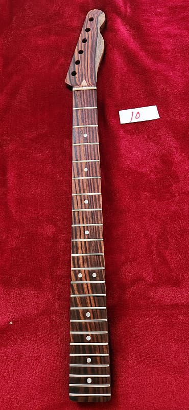 Telecaster tele all red rosewood #10 replacement neck, modern | Reverb