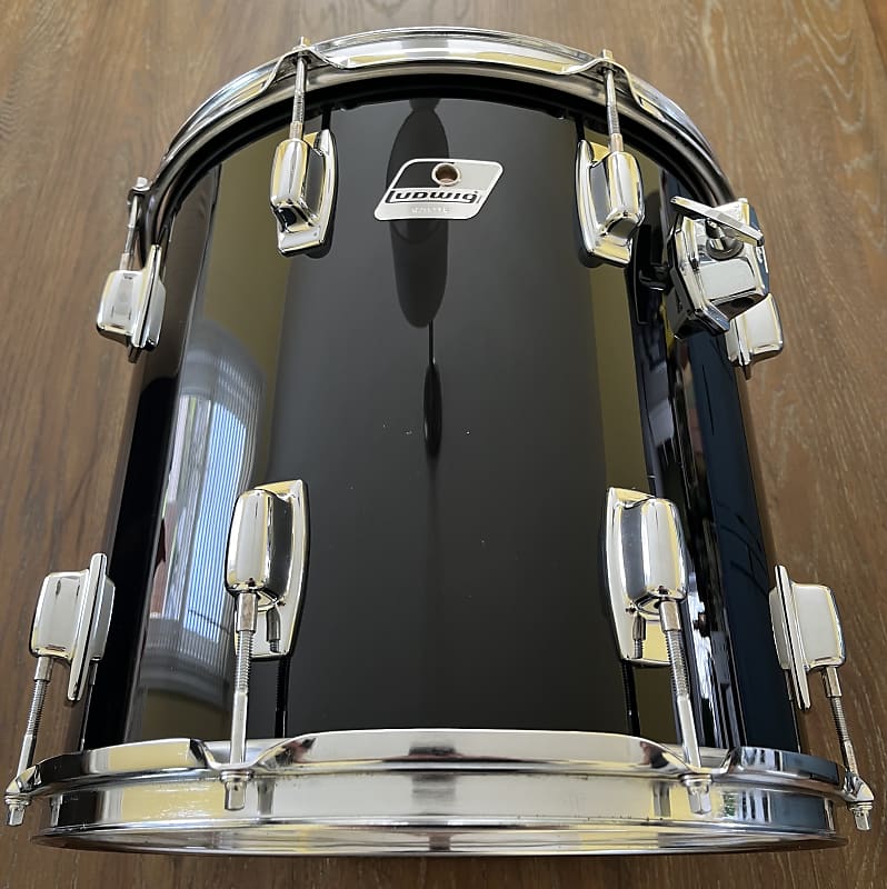 Ludwig Rocker 14" Rack Tom Black Remo Free Shipping | Reverb