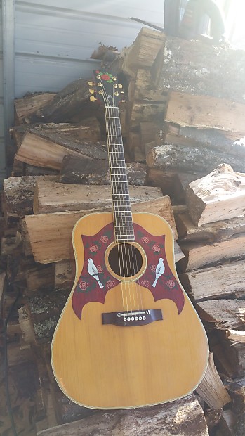 Ensenada Acoustic Guitar WG66 1970s Aged Natural Gloss | Reverb