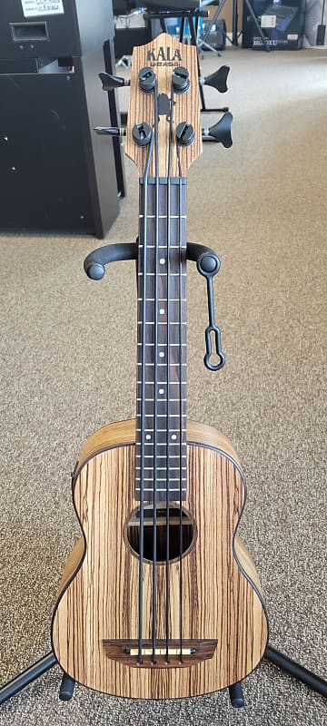 Kala Zebrawood Acoustic-Electric U•BASS® | Reverb