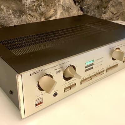 Vintage Champagne faced Luxman L-400 Stereo (55 WPC) | Reverb