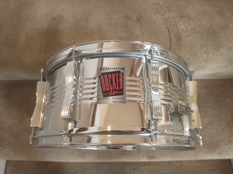Ludwig Vintage Rocker Series 14 X 6.5 Snare Drum, Brilliant | Reverb