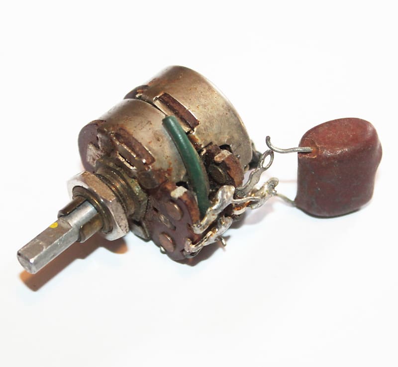 Vintage 1964 Fender Stacked Potentiometer Stack Pot With Cap | Reverb