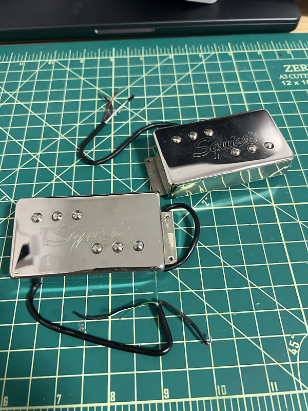 Squier Wide Range Humbuckers 2020s - Chrome | Reverb