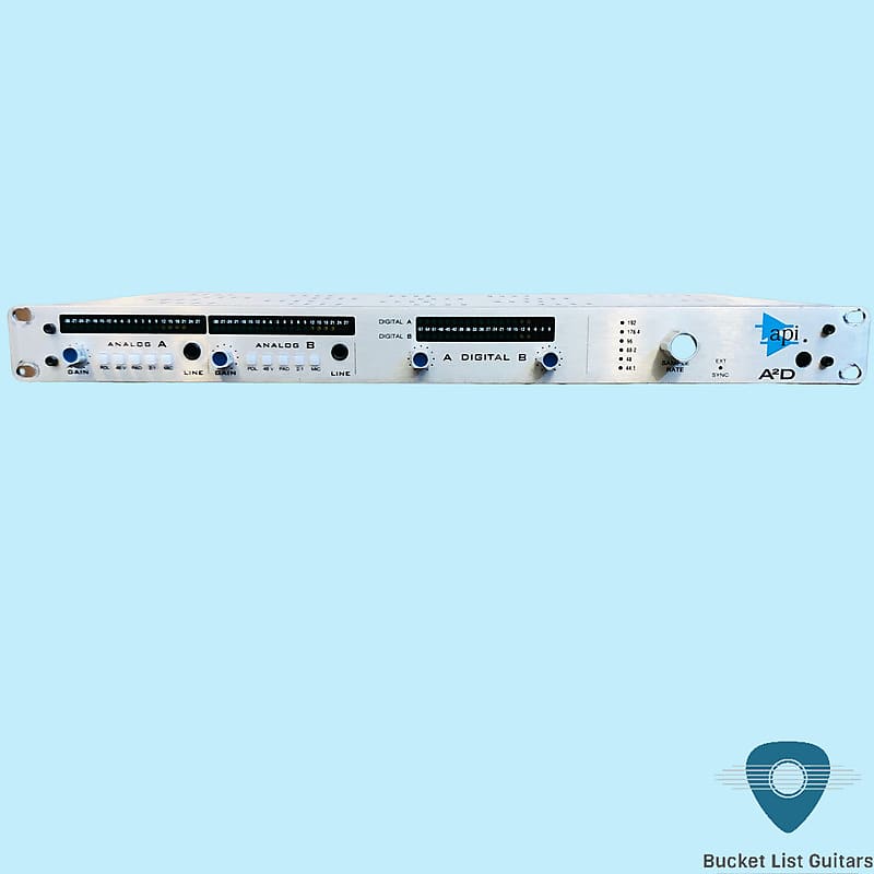 API A2D Dual Mic Preamp and A/D Converter | Reverb