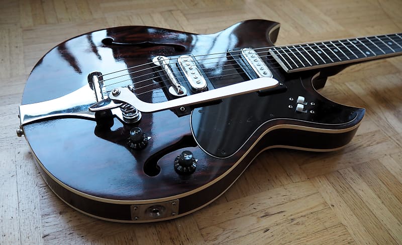 Johnny Guitars (Hondo/Samick) Thinline "Barney Kessel | Reverb France