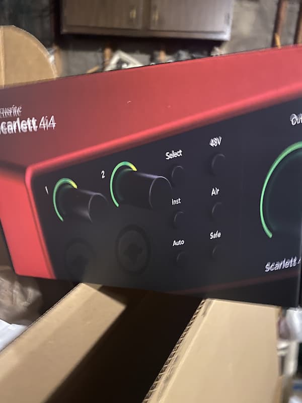 Focus rite Scarlett 4i4 4 gen usb 2024 - Red | Reverb