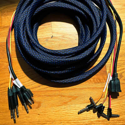 SylviaTone Guitars 15ft 4 cable method loom - AC cable | Reverb