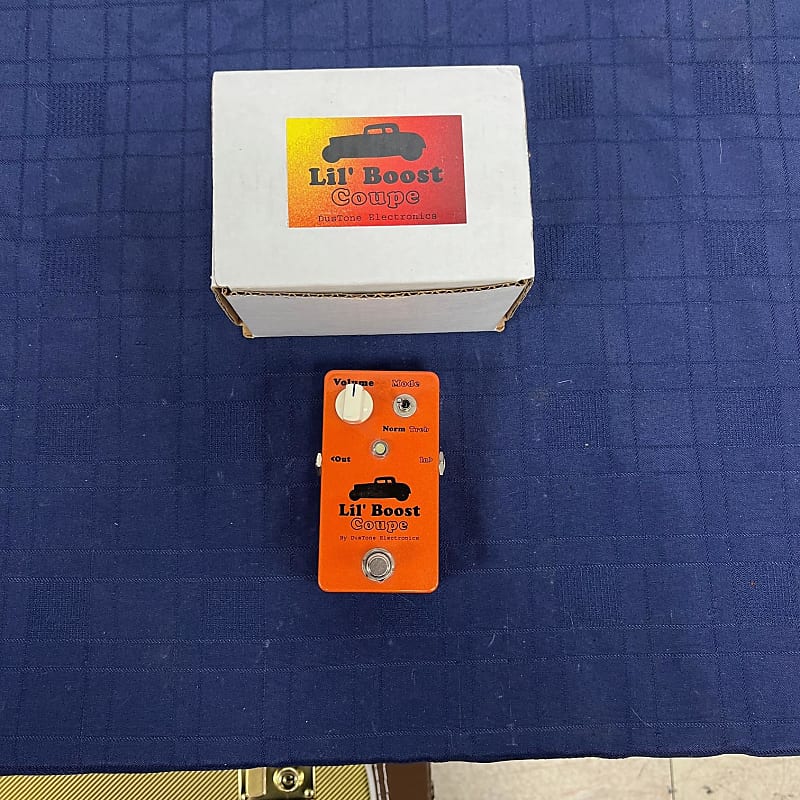 Used DusTone Lil' Boost Coupe Guitar Pedal with Original Box | Reverb