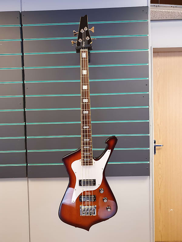 Ibanez Iceman ICB200 2004 Sunburst Electric Bass Guitar | Reverb