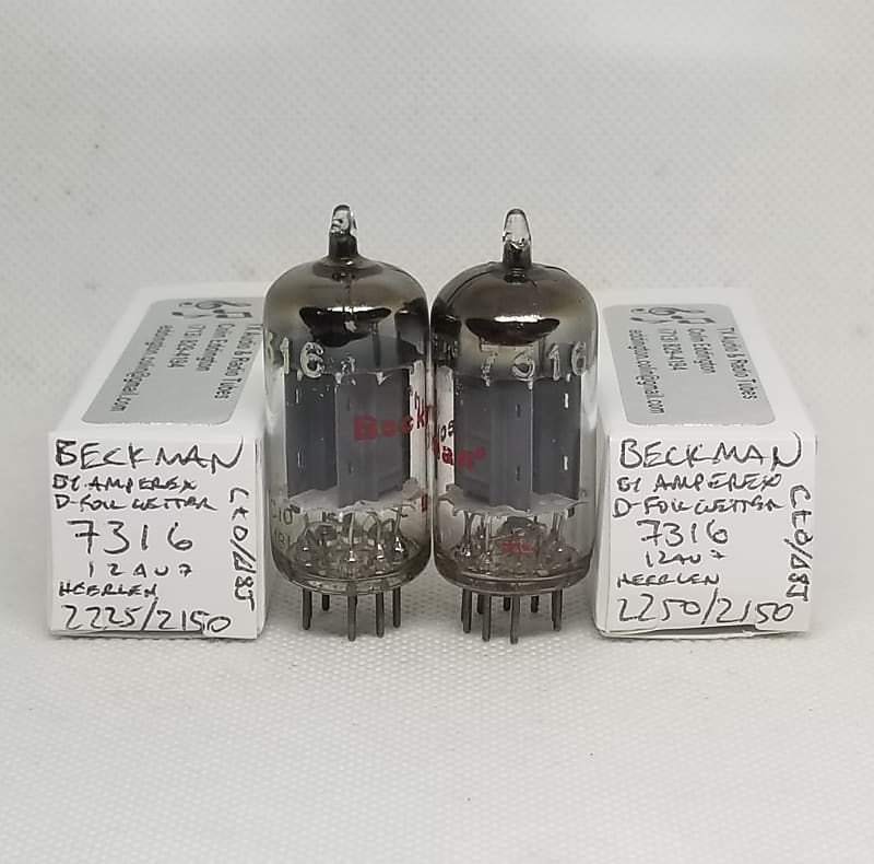 Beckman 7316 Made By Amperex In Holland, Well Matched (4.4%) | Reverb