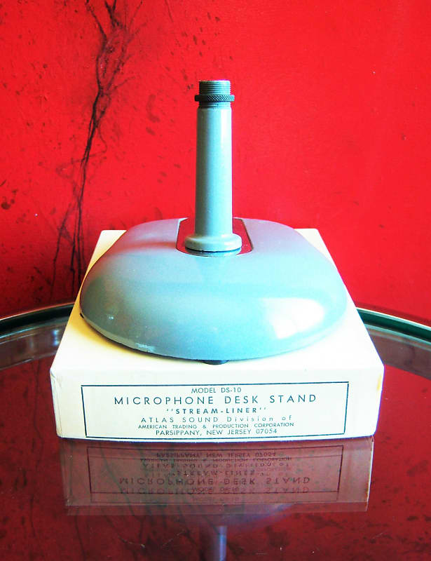 Vintage 1950's Atlas Sound DS-10 "Streamliner" microphone | Reverb