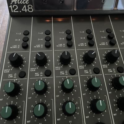 ALICE stancoil 12.48 late 70's 12 channel mixing console | Reverb