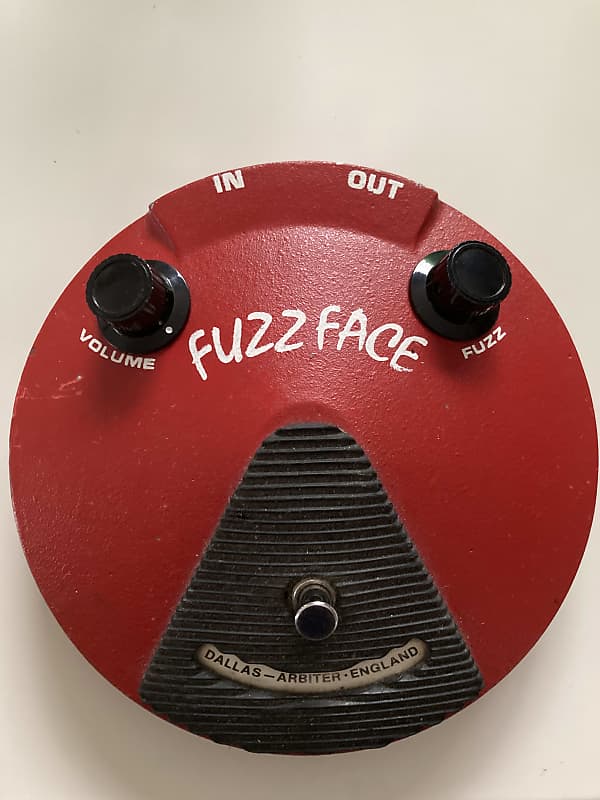 Rare Red Crest Audio Fuzz Face 1980's | Reverb