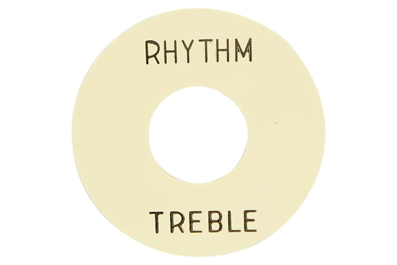 Toggle Switch Ring Poker Chip Gibson Vintage RHYTHM/TREBLE - | Reverb