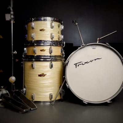 1960's Trixon 'Telstar' outfit in Yellow Sparkle | Reverb