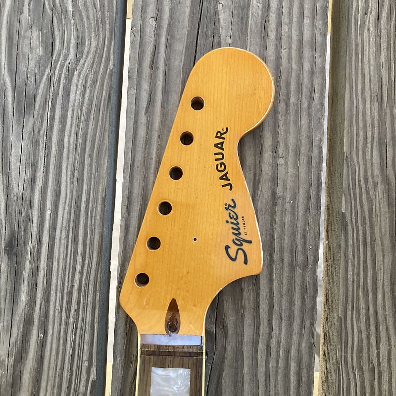 Squier Classic vibe jaguar neck 70s - Laurel Maple Birdseye | Reverb