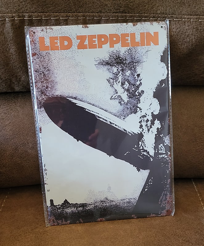 Led Zeppelin 8"x12" Metal Tin Sign | Reverb