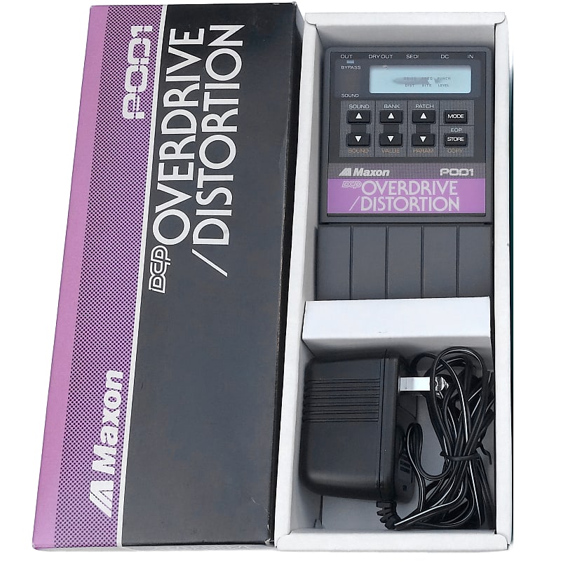 Vintage 80's Maxon POD1 Programmable Overdrive/Distortion - | Reverb