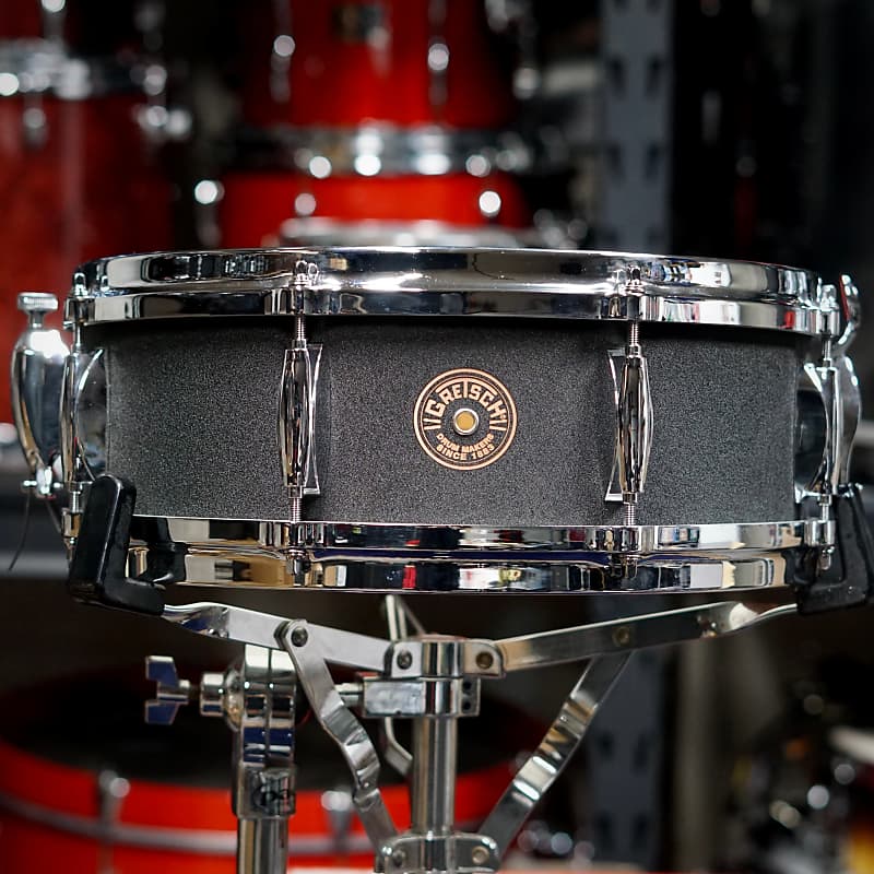 Gretsch USA Drums Black Copper Snare Drum - Black Powder Coat | Reverb