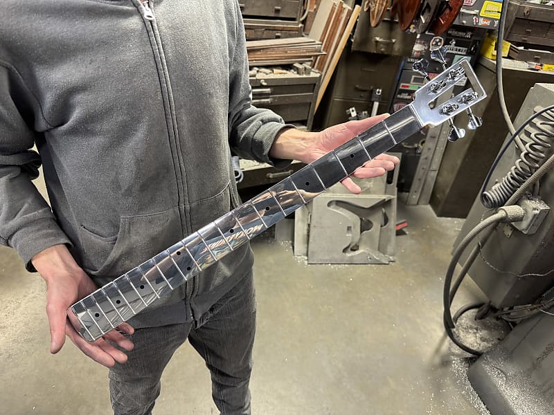 Electrical Guitar Company 34.00 scale aluminum bolt on neck | Reverb