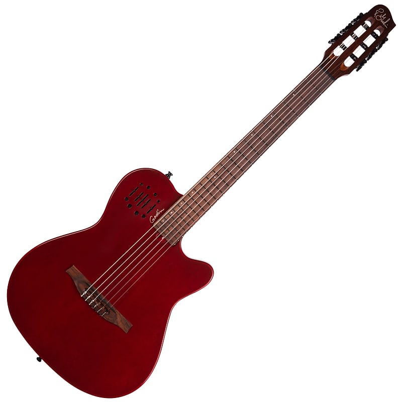 Godin Classical Multiac Mundial with Gig bag - Aztec Red | Reverb