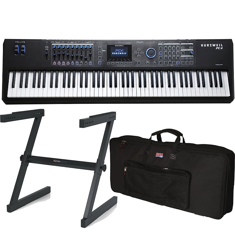 Kurzweil PC4 88-Key Workstation Keyboard, Hammer-Action Keys | Reverb
