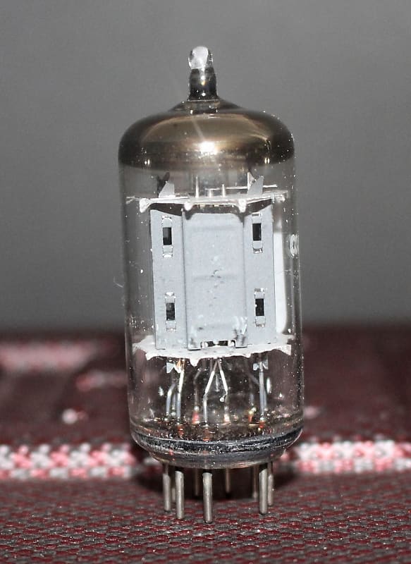 TELEFUNKEN 12AU7 ECC82 RIBBED PLATE RING GETTER TIGHT BALANCE | Reverb