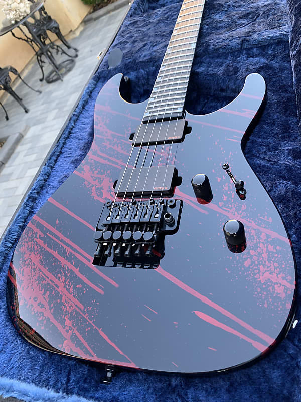 Esp USA M2 m-ii Blood splatter USA | Reverb