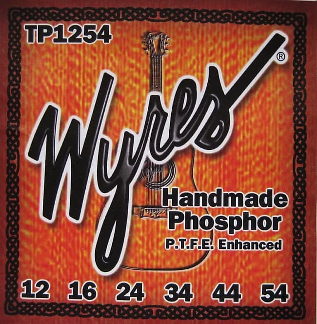 Wyres Handmade PTFE Coated Phosphor Acoustic Strings 12 54 | Reverb UK