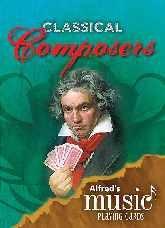 Alfred's Music Playing Cards: Classical Composers (12 Pack) | Reverb