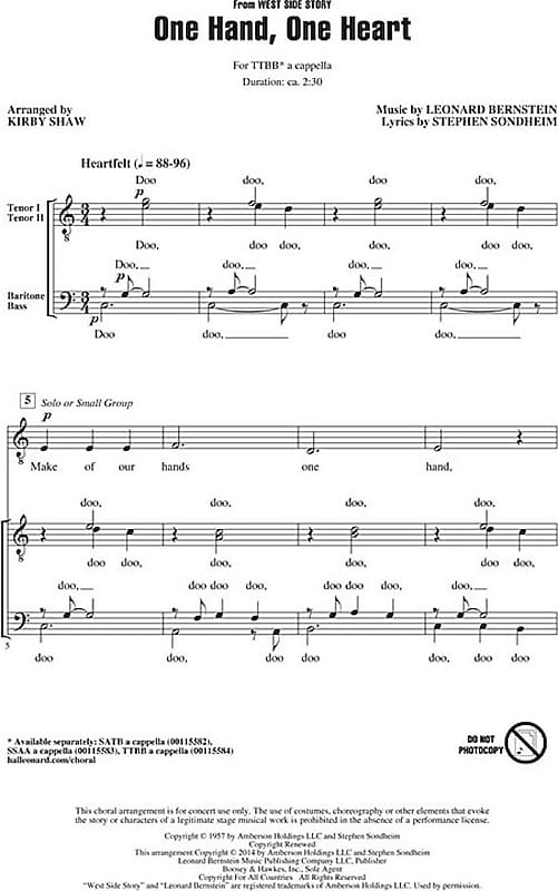 One Hand, One Heart - (from West Side Story) | Reverb