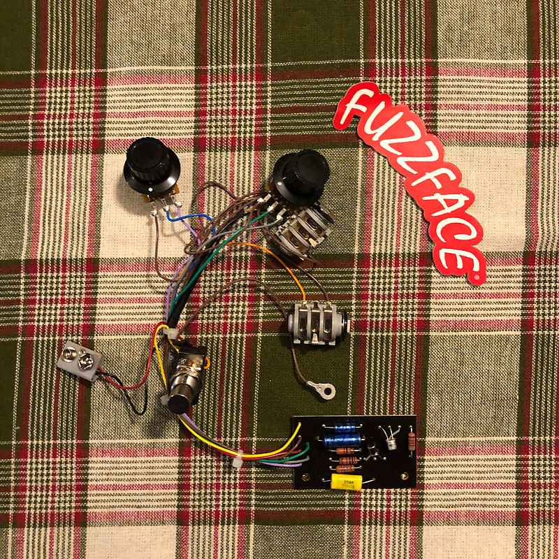 Dunlop JHF1 Jimi Hendrix Signature Fuzz Face: Complete Wiring | Reverb