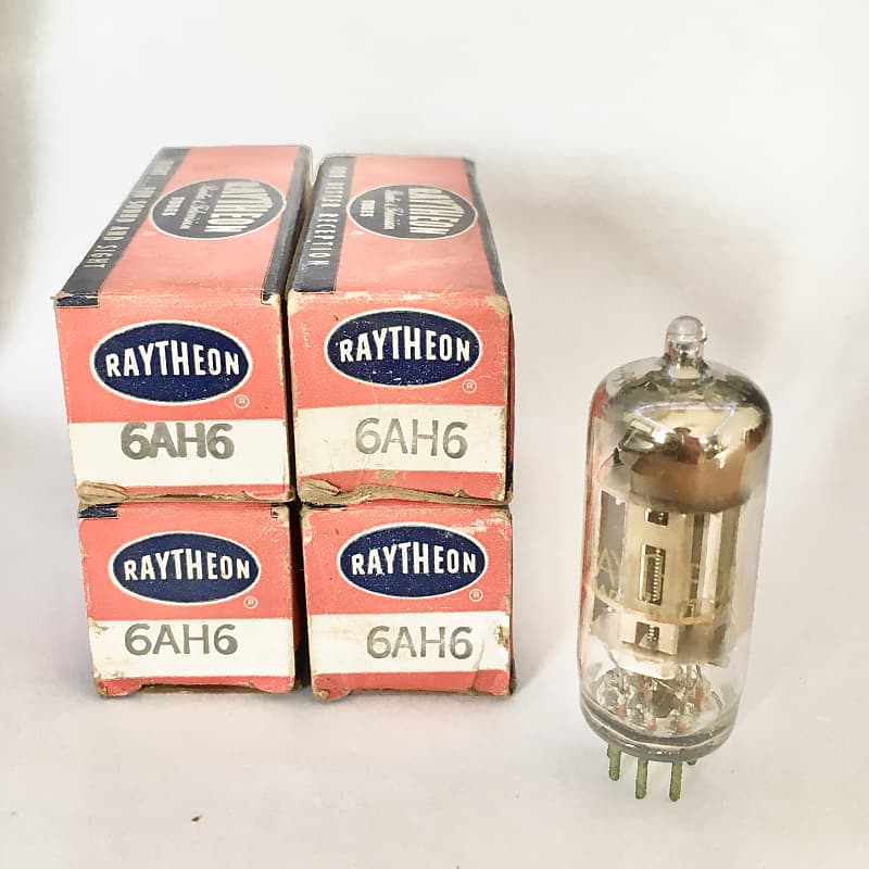 (4x) Raytheon 6AH6 Vacuum Tubes | Reverb