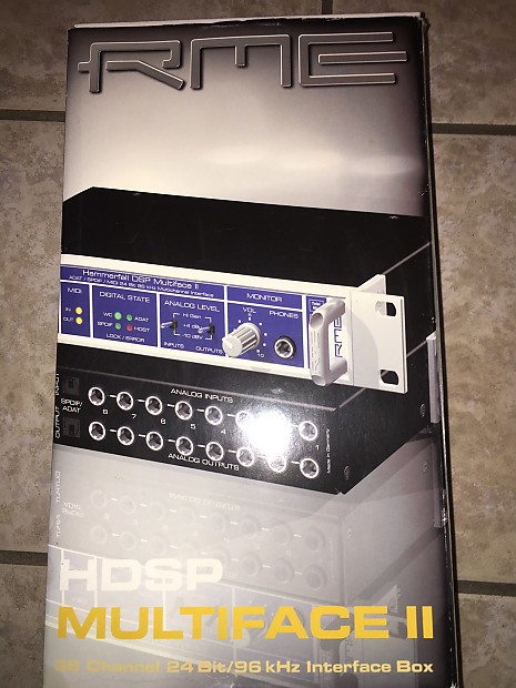 RME HDSP Multiface II w/PCIe card and Thunderbolt Adapter! | Reverb