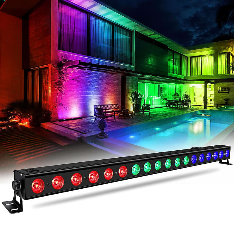 Led Wash Light Bar For Party - 54W 18Led Rgb Wash Light Bar | Reverb