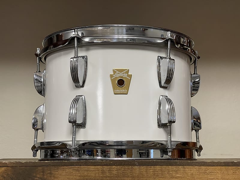 1988 Ludwig 10" Classic Maple White Cortex 7x10 Rack Tom | Reverb