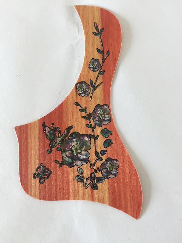 Custom Taylor Style Wooden guitar pickguard,Ebony Wood | Reverb Canada