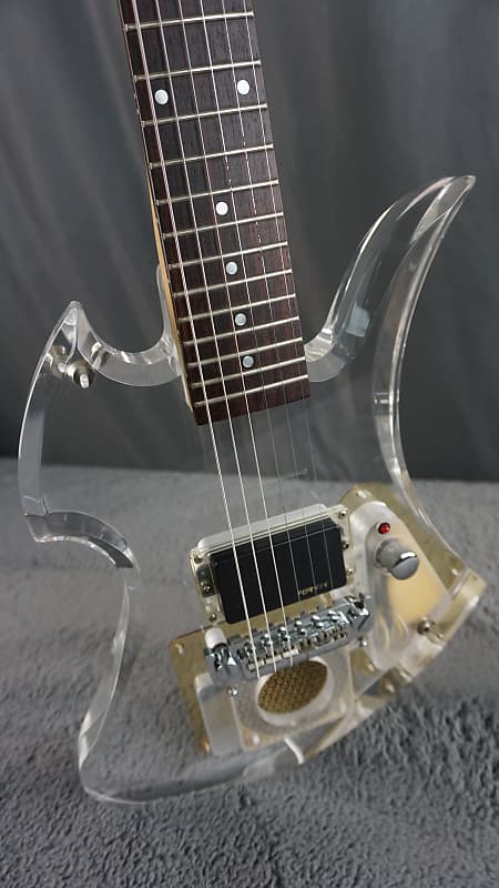 Fernandes Crystal Jr With Built In Amp Mockingbird Rare! | Reverb