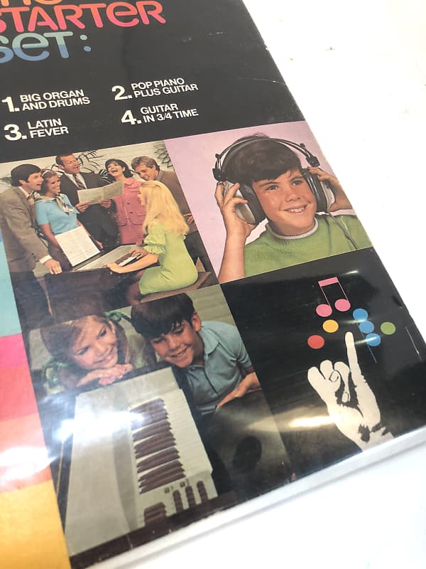 Mattel Optigan four disc set with cover and cleaning wand | Reverb UK