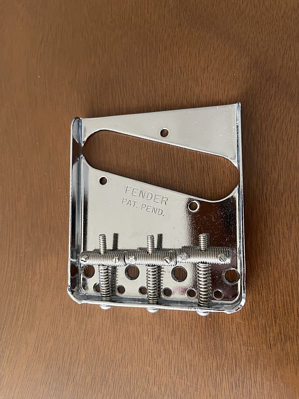Fender - Telecaster Bridge and Control Plate Chrome | Reverb